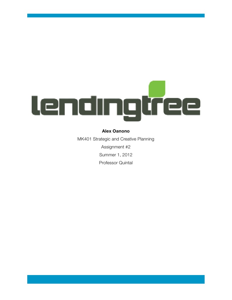 Lending Tree PDF | Banks | Loans