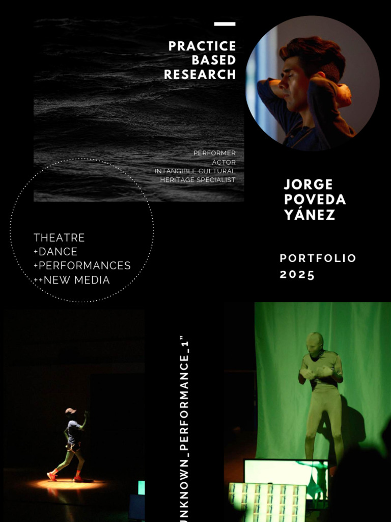 Artistic Portfolio Jorge Poveda-Compressed | PDF | Performing Arts ...