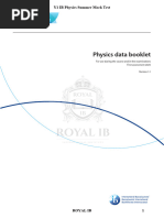 IBPHYSICSBOOKLET | PDF