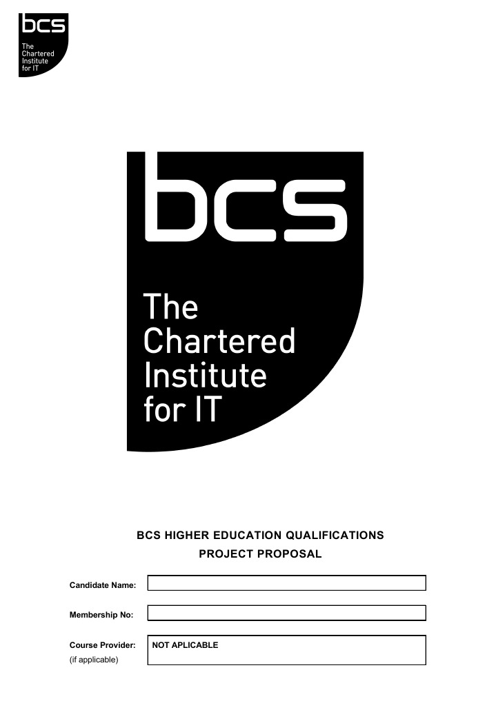 BCS Sample Project Proposal | PDF | Ip Address | Computer Network