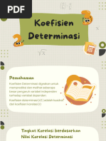 Pengertian dan Rumus Koefisien Determinasi | PDF