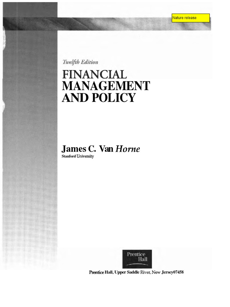 Financial Management & Policy Guide | PDF | Capital Structure | Stocks