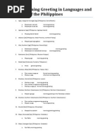 Ilocano Words and Translations List | PDF | Nature