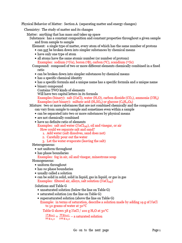 U 01 Physical Behavior of Matter | PDF | Gases | Temperature