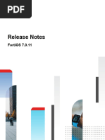 Fortios v7.4.11 Release Notes | PDF | Hyper V | Telecommunications