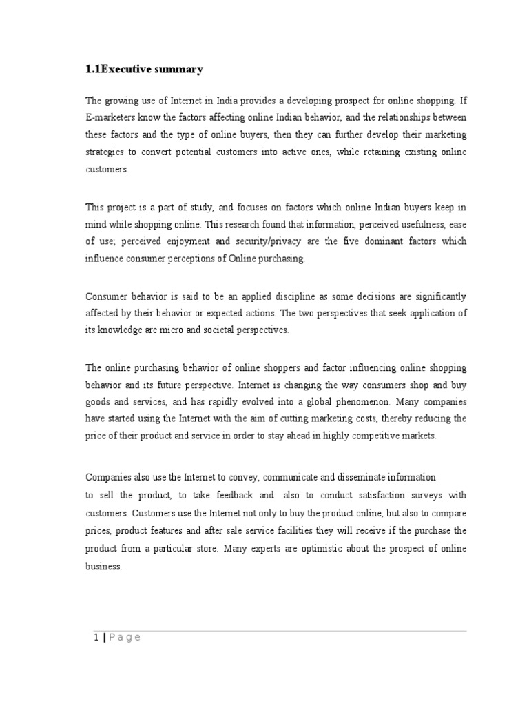 Factors Influencing Online Shopping Behavior | PDF | Online Shopping ...