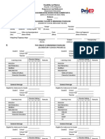 DepEd Form 137 E Blank Form 2 | PDF | Further Education