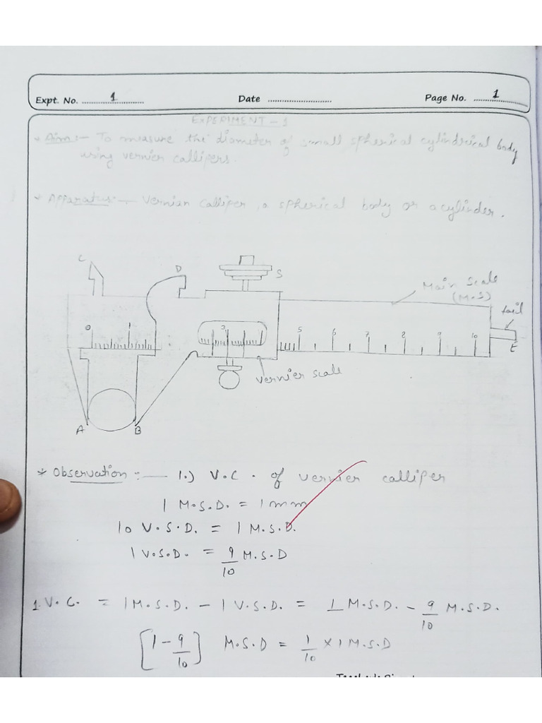 Physics Practical File | PDF