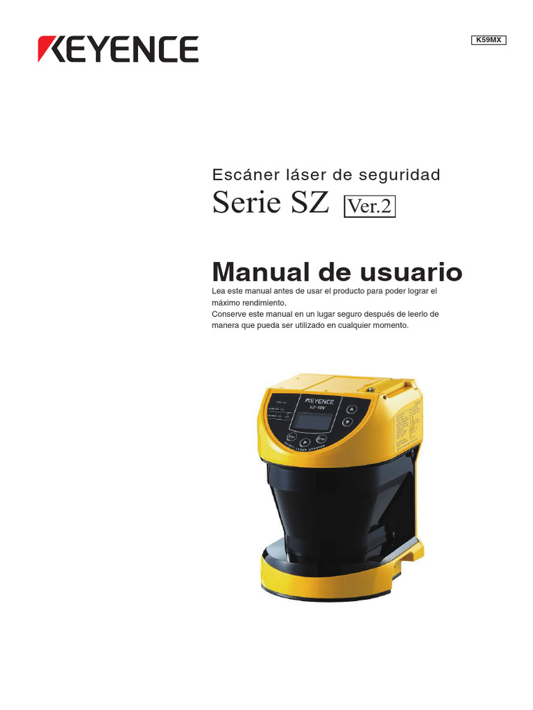 Serie Sz - Escáner de Seguridad Manual de Usuario | PDF | Aislador ...