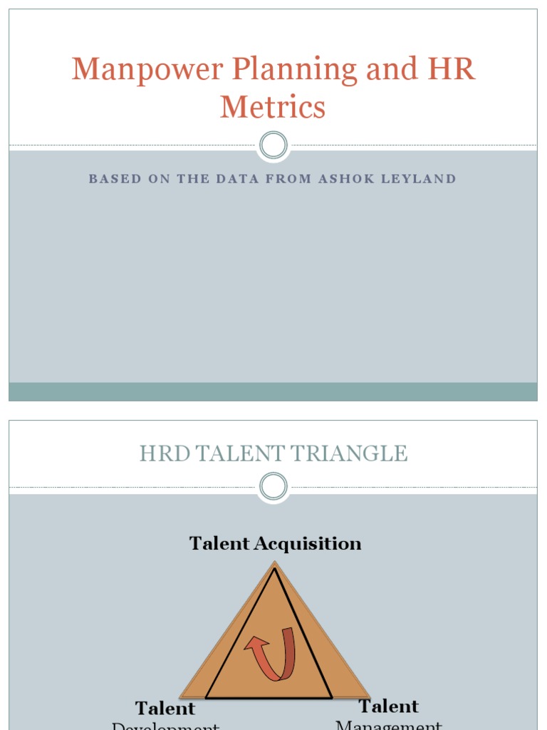 Manpower Planning and HR Metrics | PDF | Forecasting | Employment