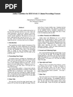 IEEE 2 Column Format | PDF | Typefaces | Text