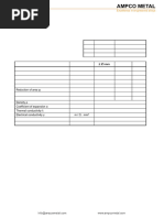 Ampco 45: Technical Data Sheet | PDF | Strength Of Materials | Hardness