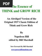 Think and Grow Rich | PDF | Thought | Unconscious Mind