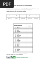 PANAS Scale Questionnaire Instructions | PDF | Cognition | Subjective ...