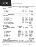 Detailed Unit Price Analysis (DUPA) Guide | PDF | Cost | Specification ...