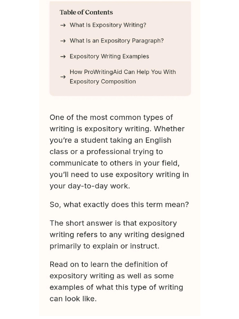 Expository Writing | PDF