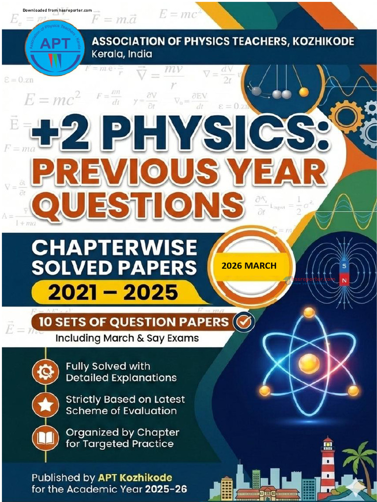 Reporter - Plus Two Physics Chapterwise Solver Question Papers (2021-25 ...