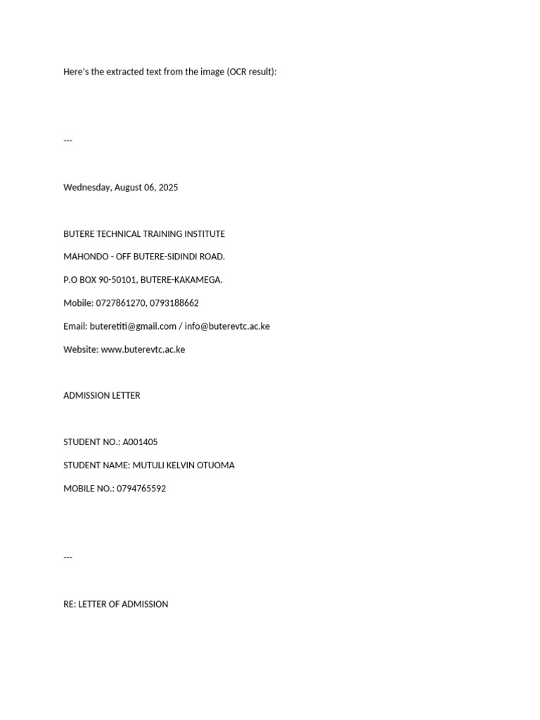 butere | PDF