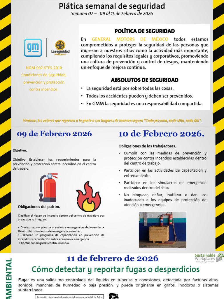 TREC-WSS 3.4-F-C Plática Semanal - 07 - Incendio | PDF | Incendios