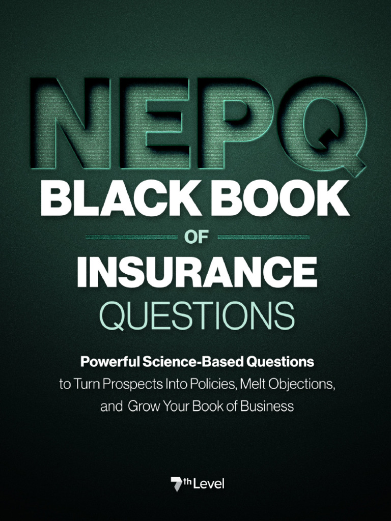 Nepq Black Book Of Questions Pdf
