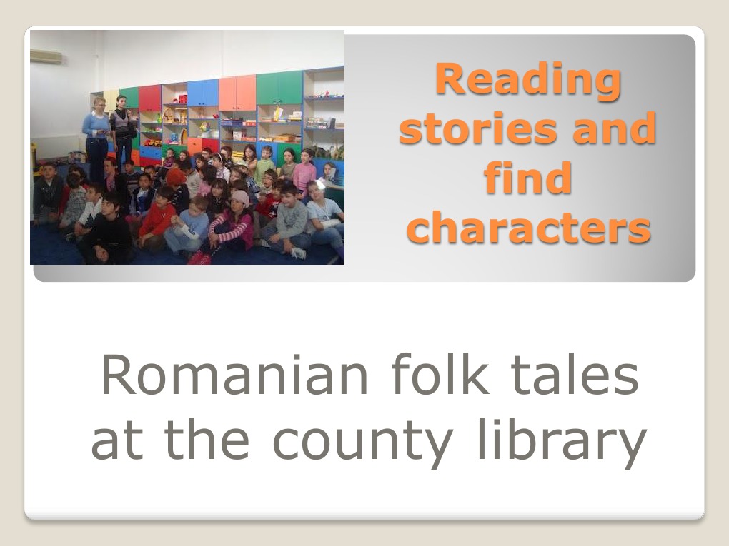 Romanian Folk Tales at County Library | PDF | General Fiction