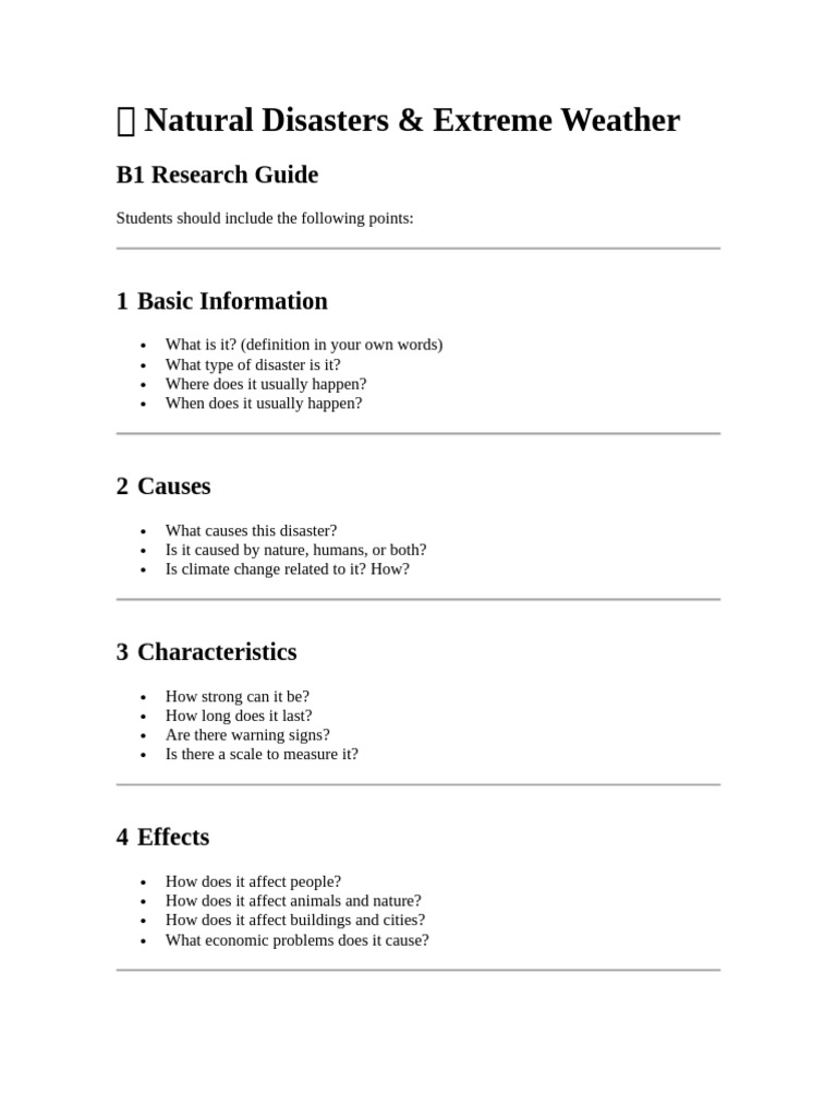 ? Natural Disasters | PDF