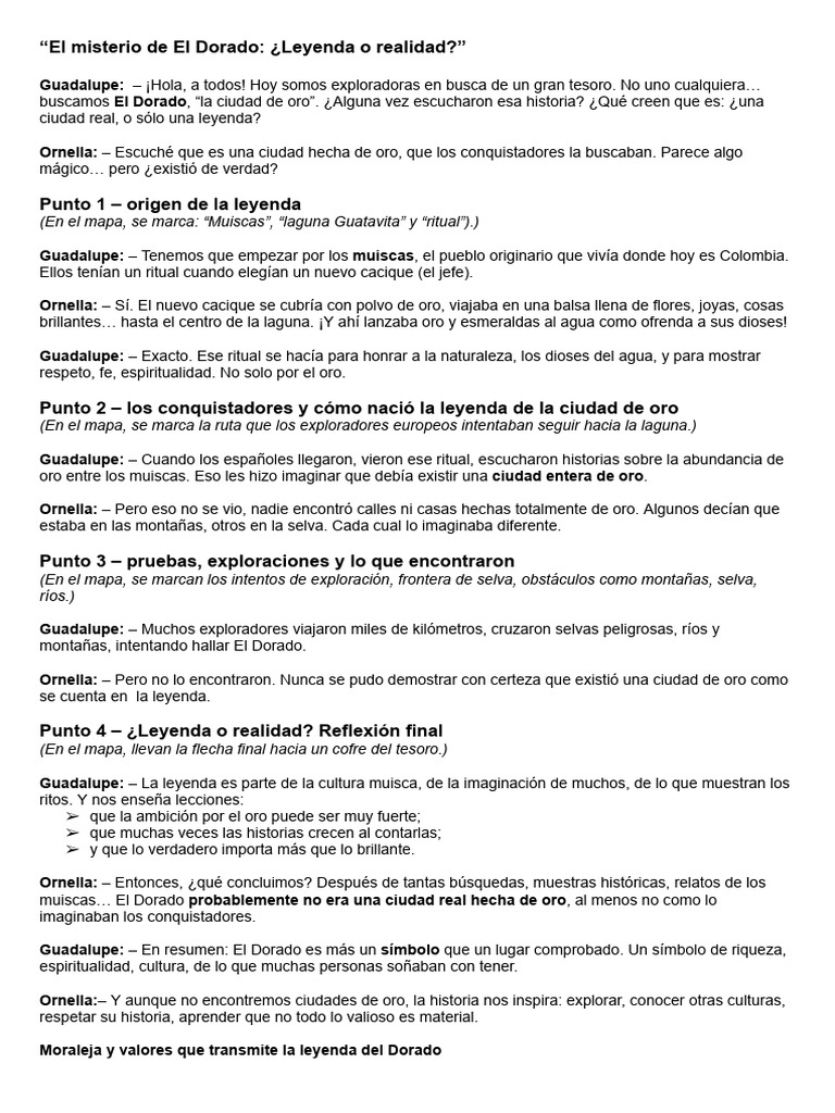 “El Misterio de El Dorado_ ¿Leyenda o Realidad_ Por Ornella Franchetti ...