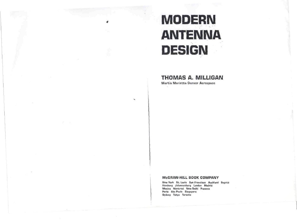 Modern Antenna Design | PDF
