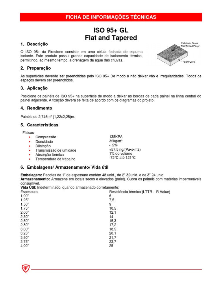 Ficha Técnica do ISO 95+ GL | PDF
