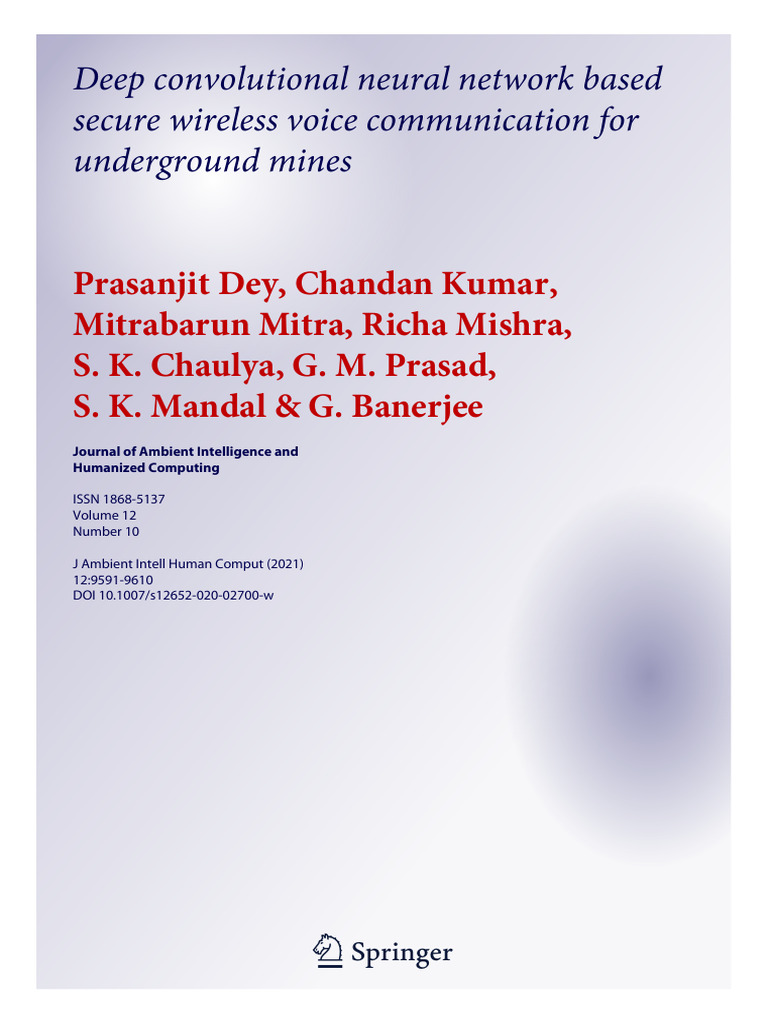 Dey-Voice Communication Paper | PDF | Voice Over Ip | Computer Network