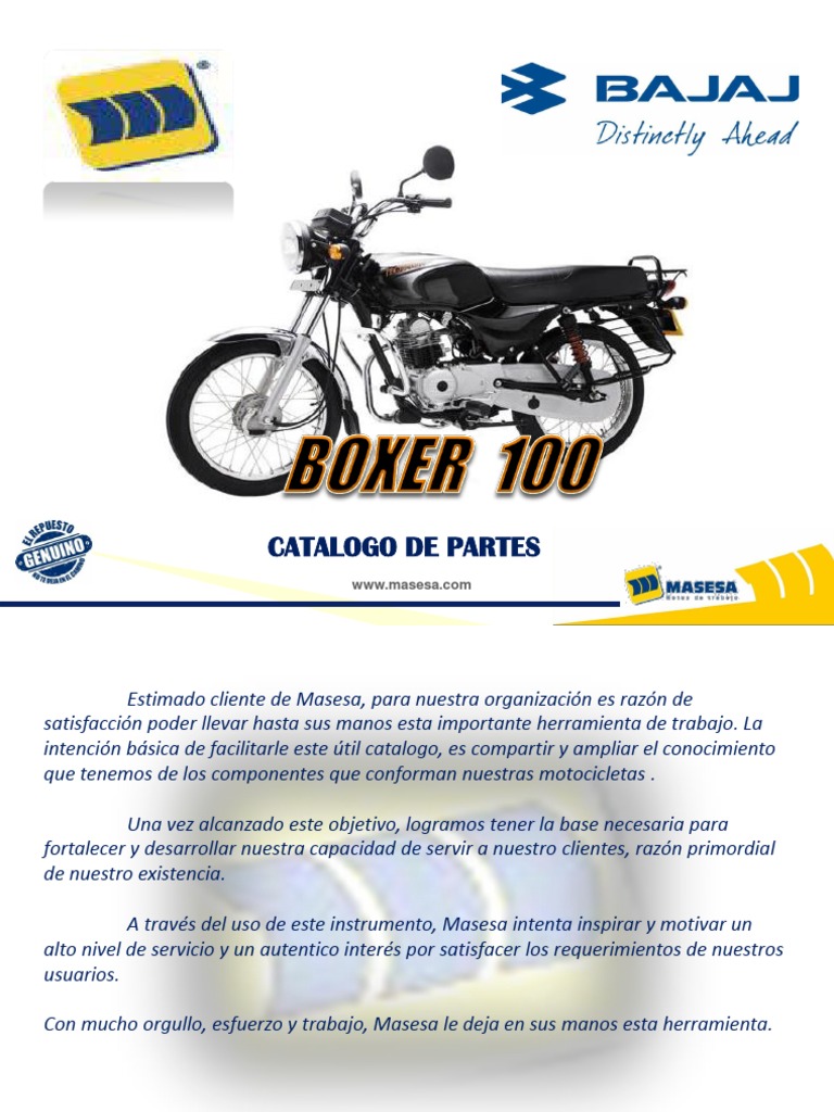 Boxer Bm100 Manual | PDF | Cinemática | Clima