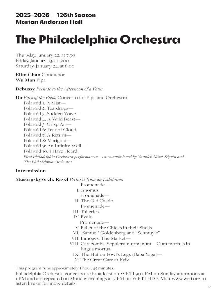 Pictures From an Exhibition SM-program | PDF | Pitch (Music) | Harmony