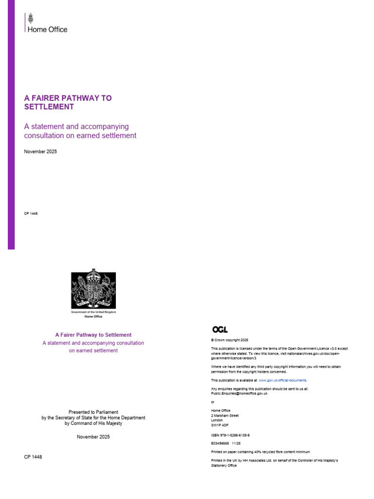 Command Paper Final - Reviewed7 | PDF | Immigration | Human Migration