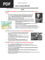 Germany Timeline: 1890-1945 Overview | PDF