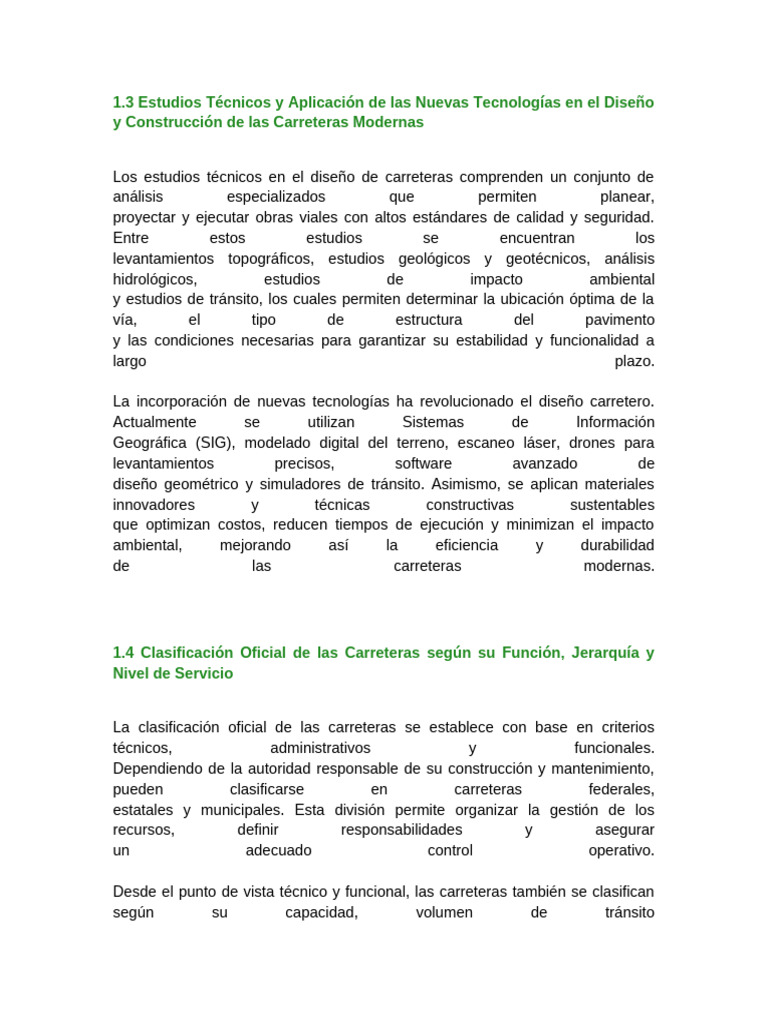 Sonora Gatica Haxel Manuel _resumen_carreteras | PDF | La carretera ...