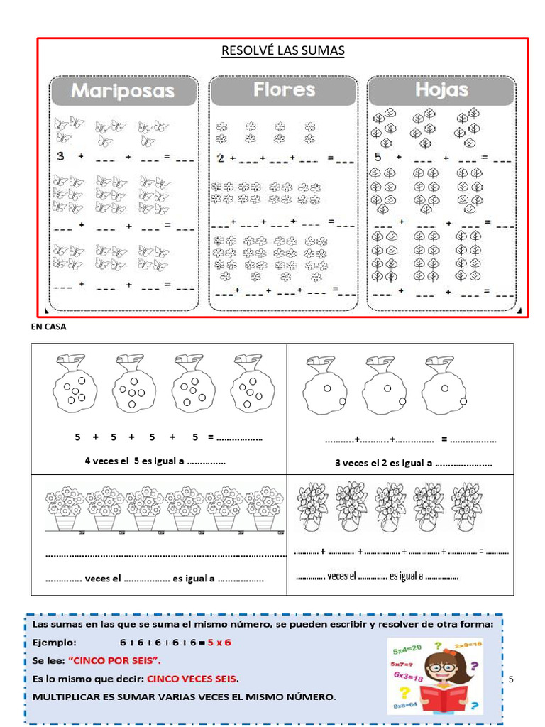 SECUENCIA MULTIPLICACION 2025 H Pag 6 | PDF