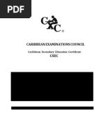 CSEC Principles of Accounts Syllabus | PDF | Depreciation | Debits And ...