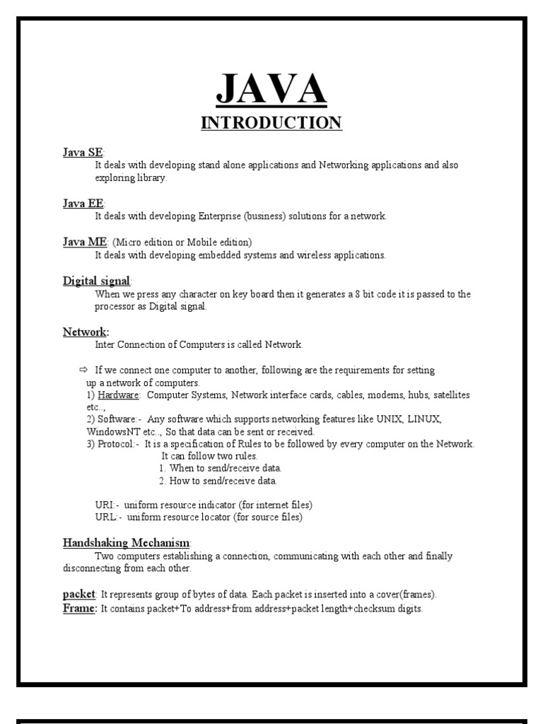 Java Pdf Method Computer Programming Class Computer Programming