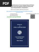 AISC Steel Construction Manual 15th Edition | PDF