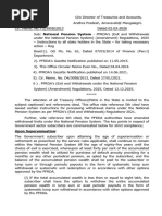 WAPDA Pension Payment SOP 2023 | PDF | Pension | Indemnity