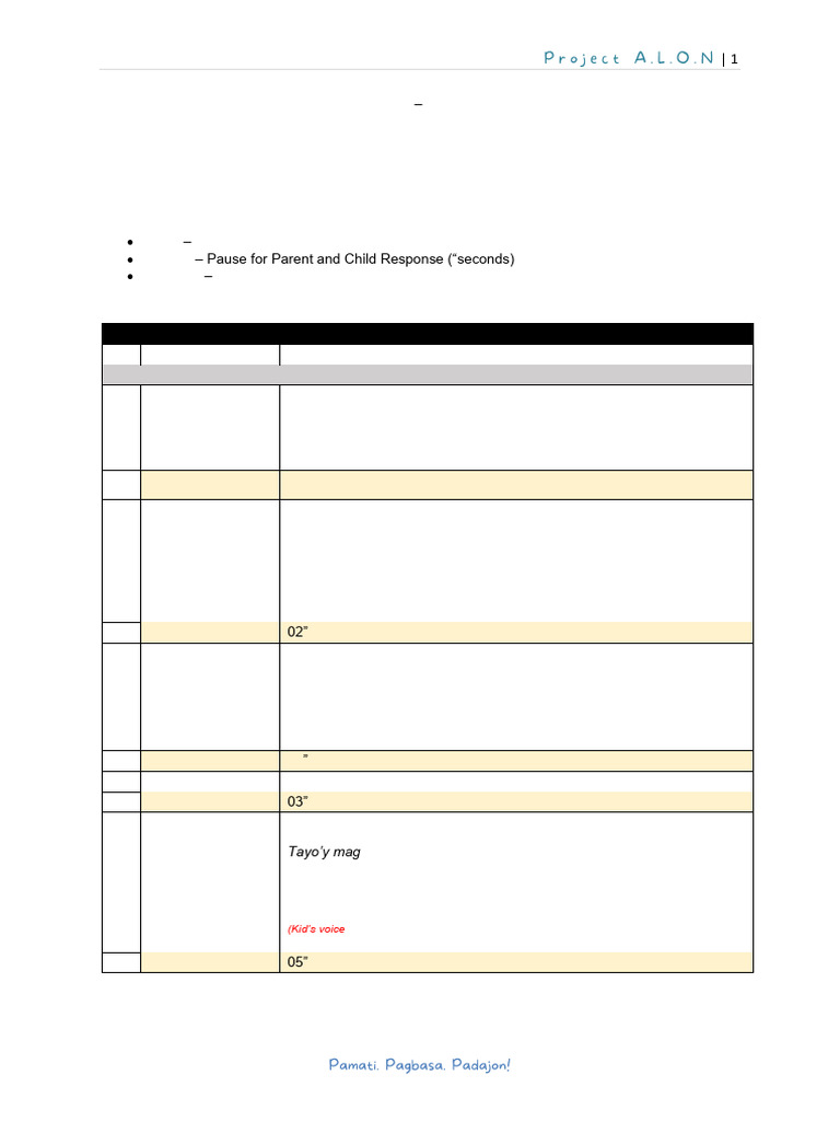 PAS Lesson-6 T Finalized | PDF