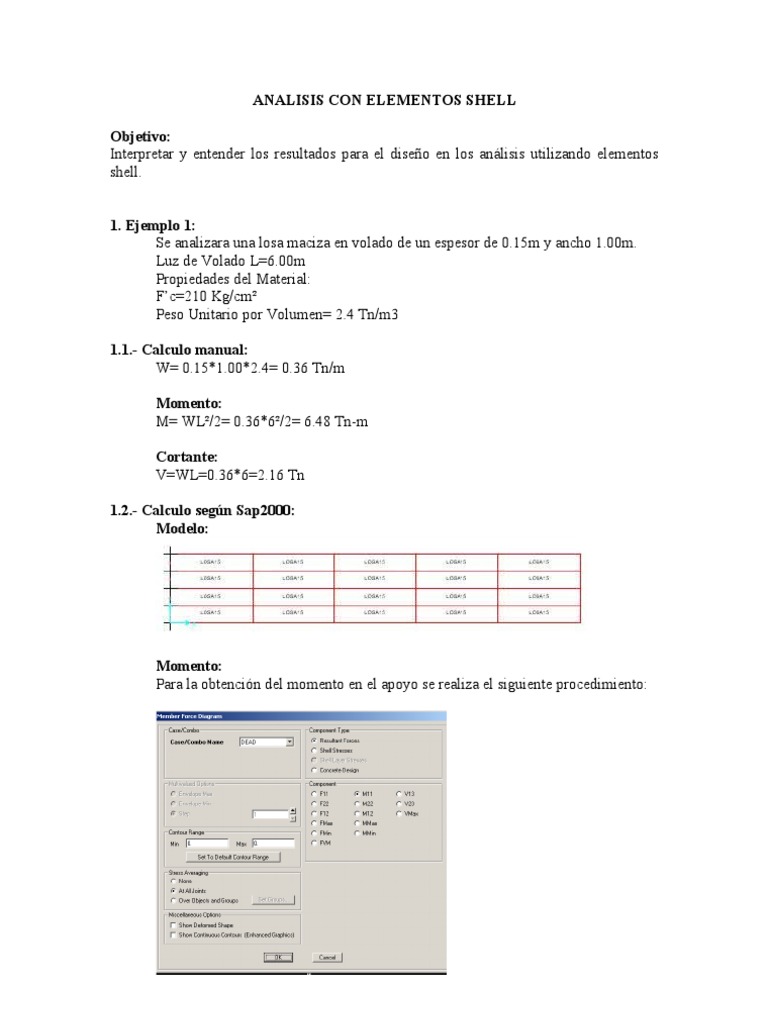 Analisis Con Elementos Shell | PDF