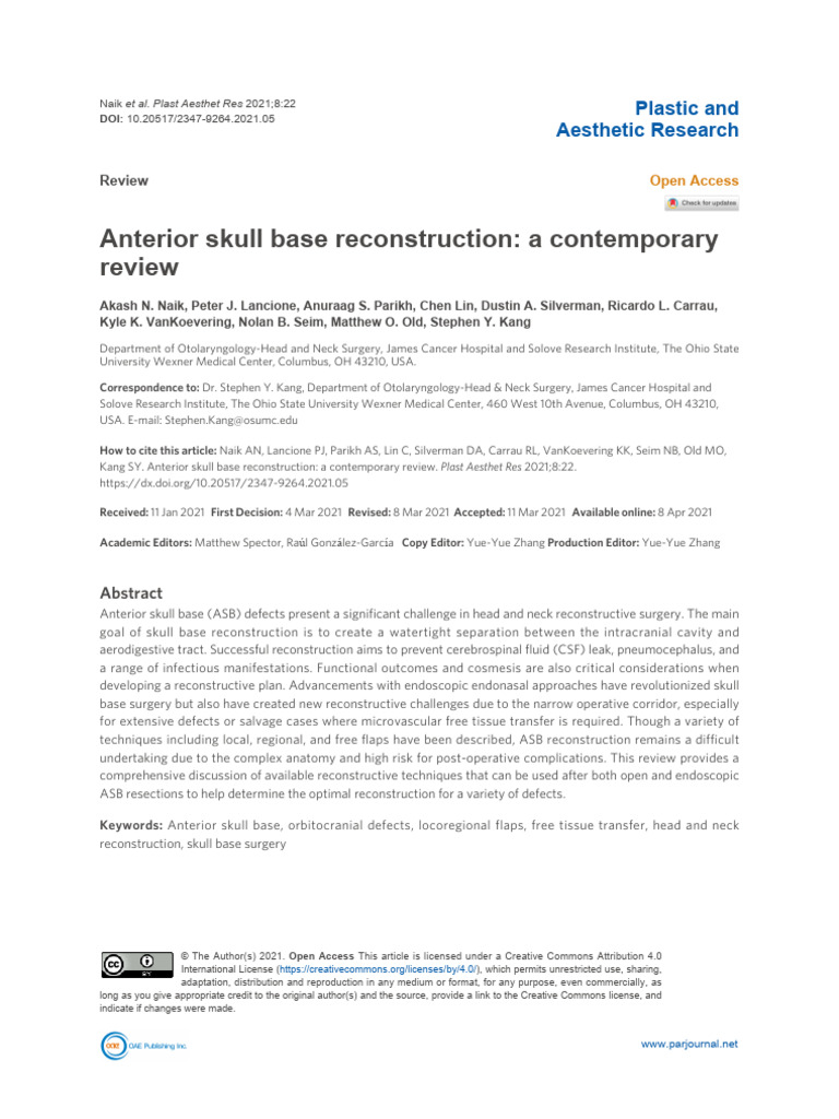 ASB recon | PDF | Human Anatomy | Human Head And Neck