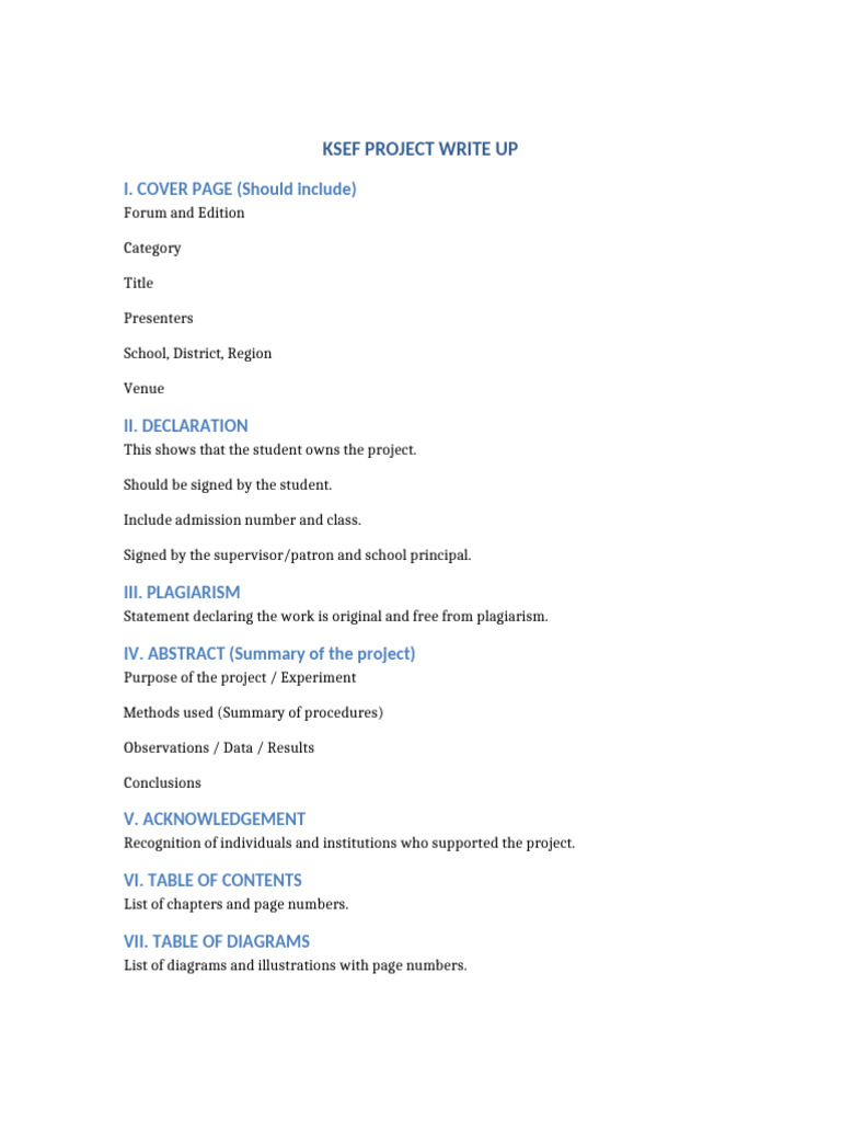 KSEF Project Write Up Template | PDF | Data | Observation