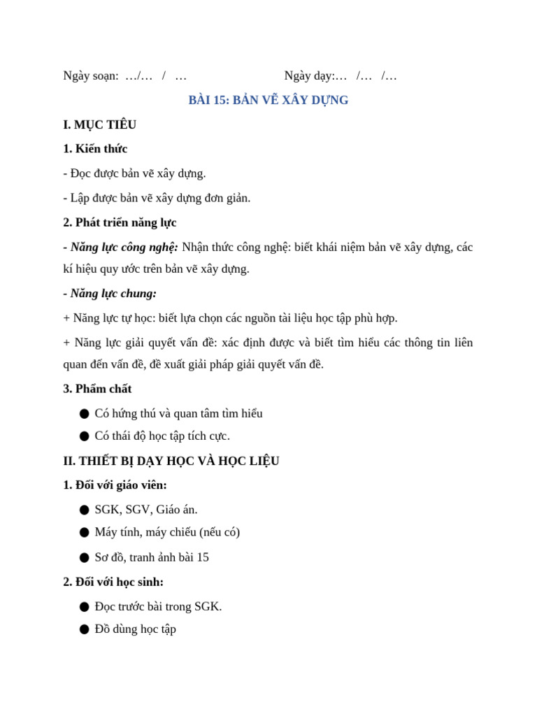 bai 15 ban ve xay dung | PDF