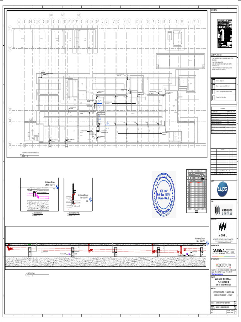 Underground Floor Plan Builders Work Layout | PDF | Building Materials ...