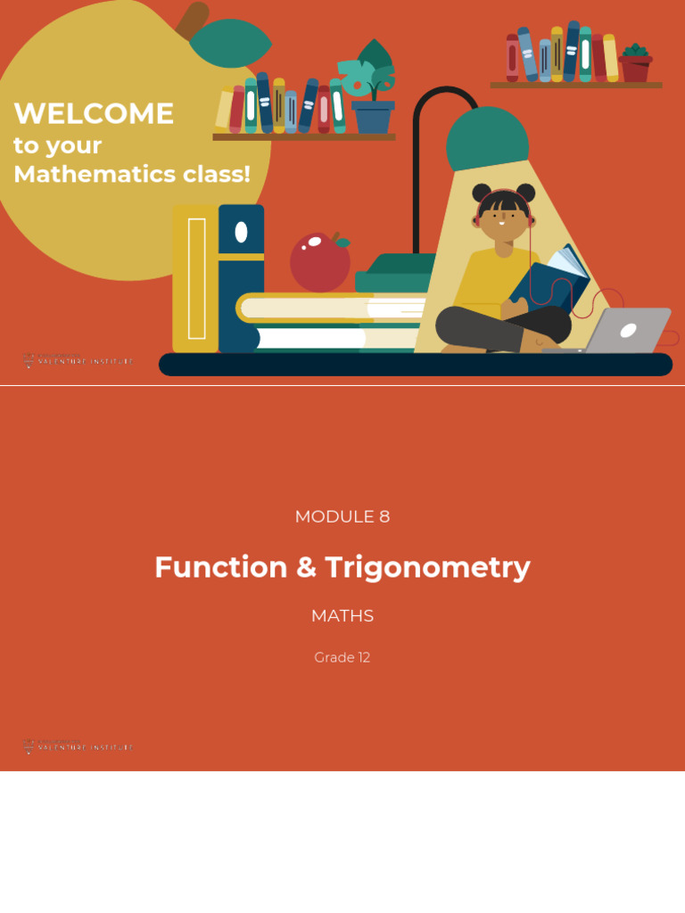 Mathematics - Grade 12 - Module 8 - AMA - Functions and Trigonometry ...