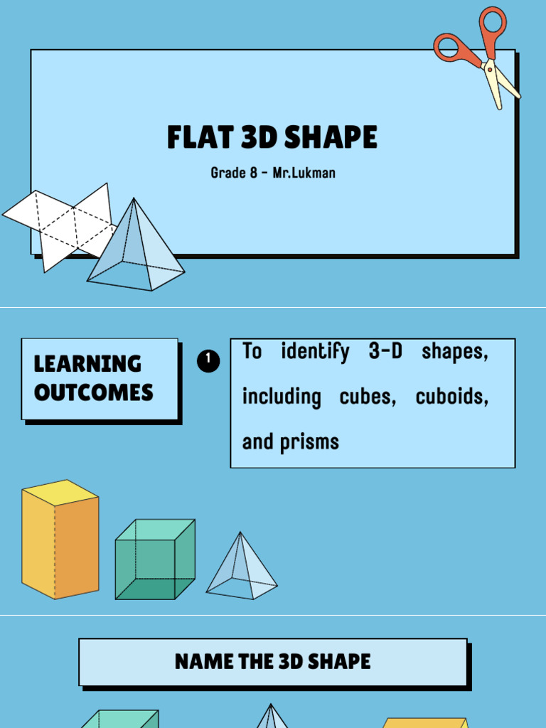 5. Flat 3D shape | PDF