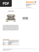 Weidmüller WDU 10 SL/EN Data Sheet | PDF | Electrical Connector ...