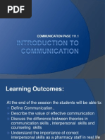 Module 1 - Fundamentals of Communication | PDF | Communication ...
